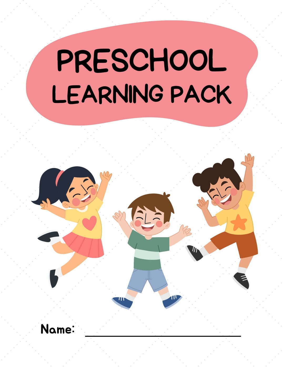 Preschool Learning Worksheets *PDF DOWNLOAD ONLY* - Etsy
