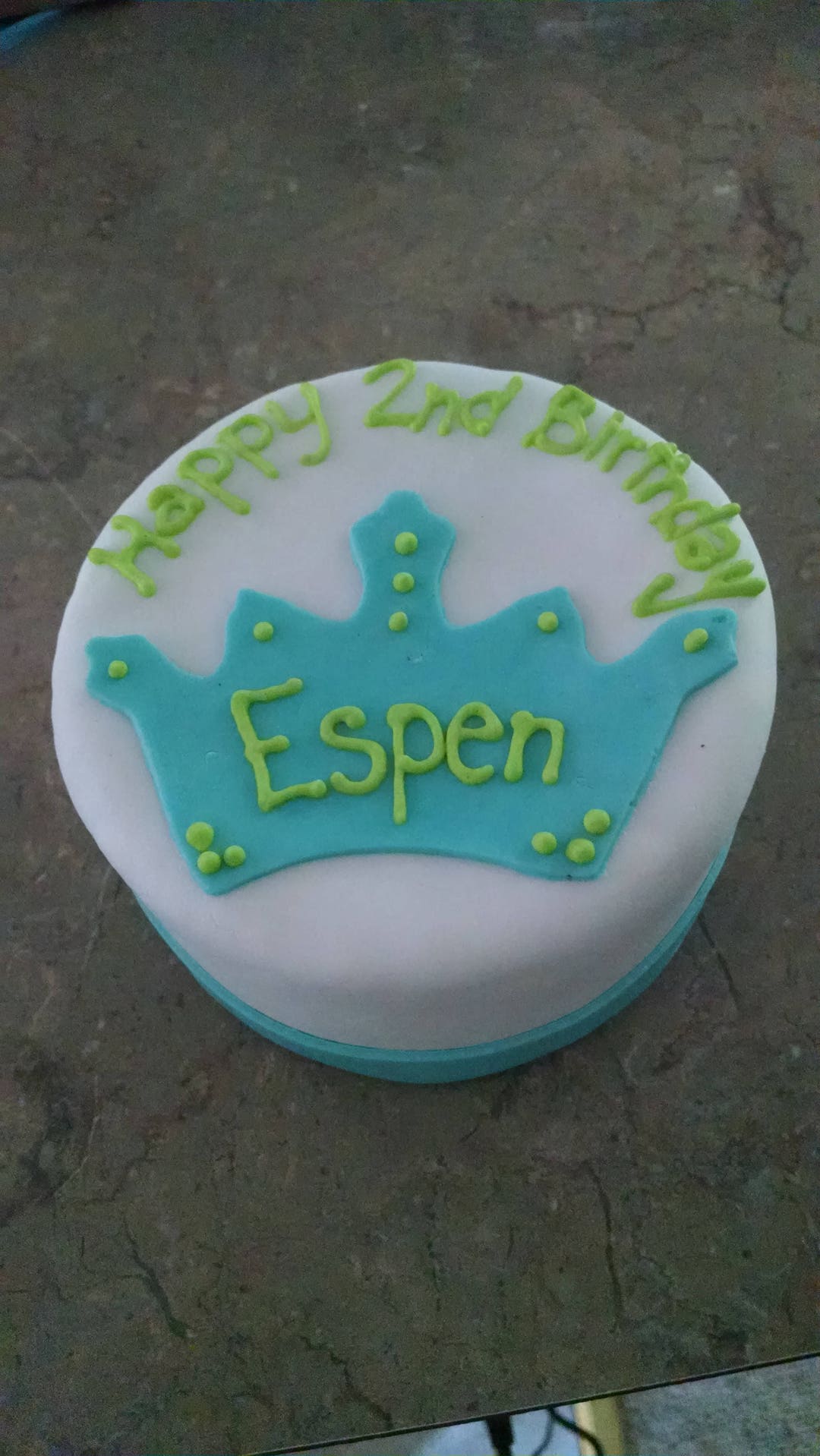 Personalized Dog Birthday Cake: Peanut Butter Banana With Crown - Etsy