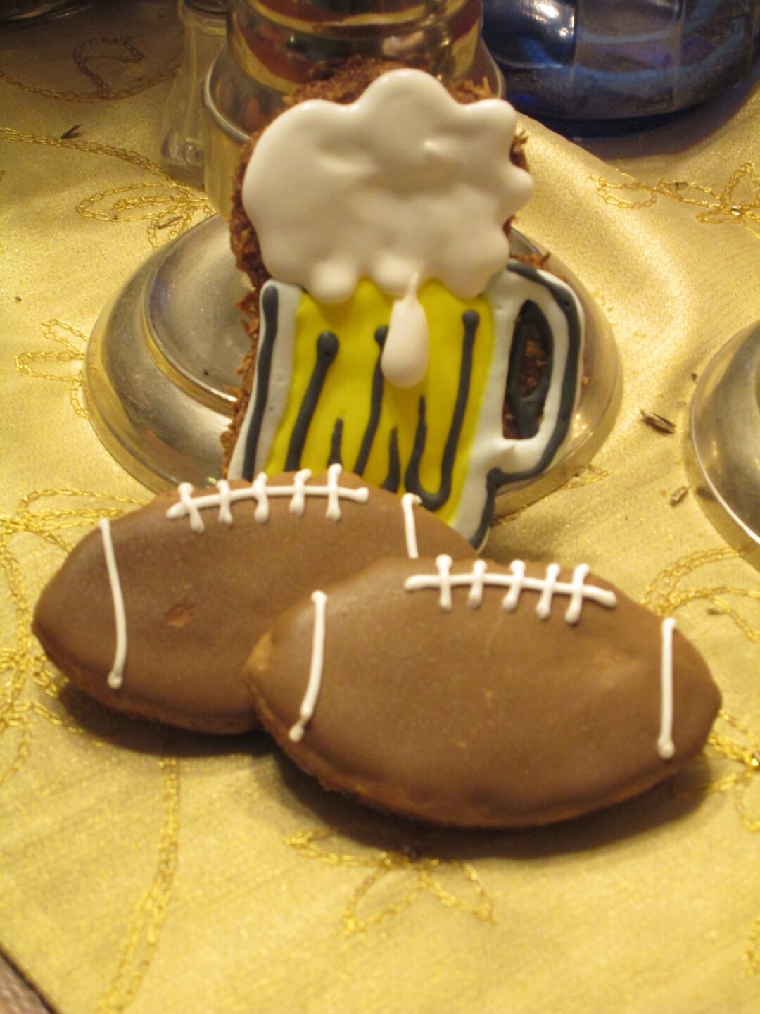 Football and Beer the Perfect Combination 6 Dog Treats Superbowl Pet ...