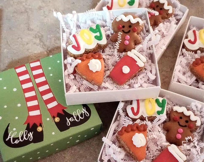 Mini Boxed Dog Treats Christmas Sweets Secret Santa - Etsy