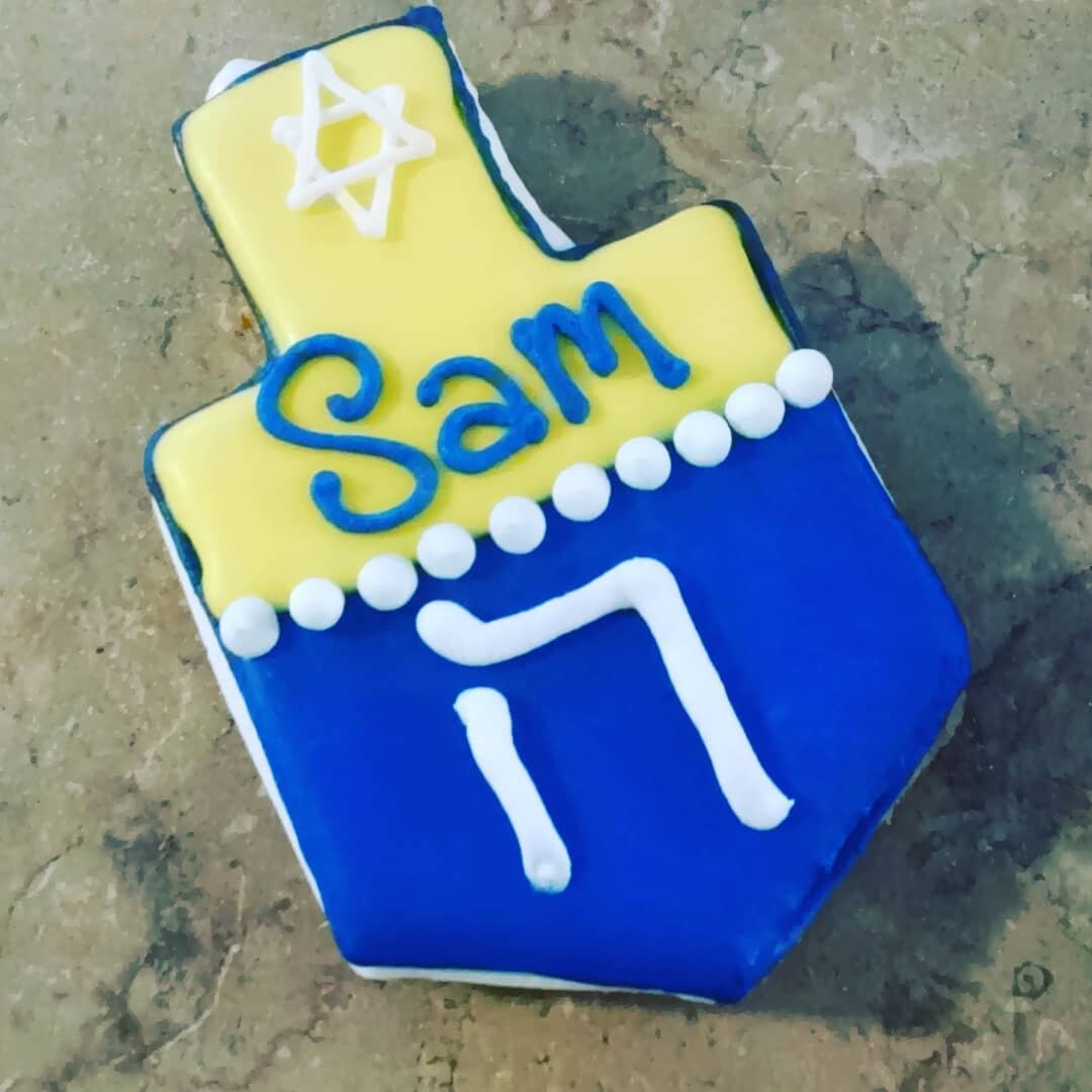 Personalized Dreidel Hanukkah Dog Treat Pet Gift - Etsy