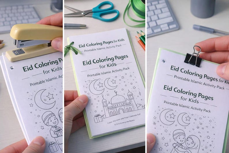 Ramadan & Eid Coloring Pages for Kids Printable | Islamic Coloring Book ...