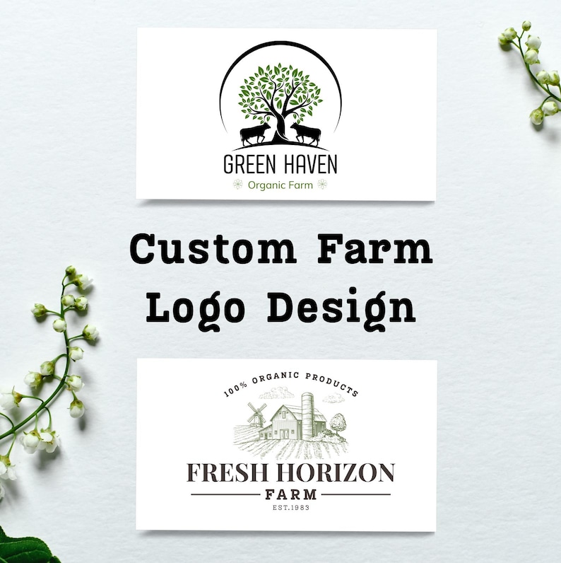Custom Farm Logo Design and Complete Branding Package for Agriculture ...
