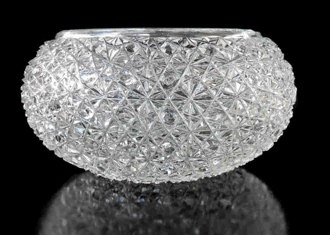 Cut Glass Mushroom Shade Russian Pattern Large - Etsy