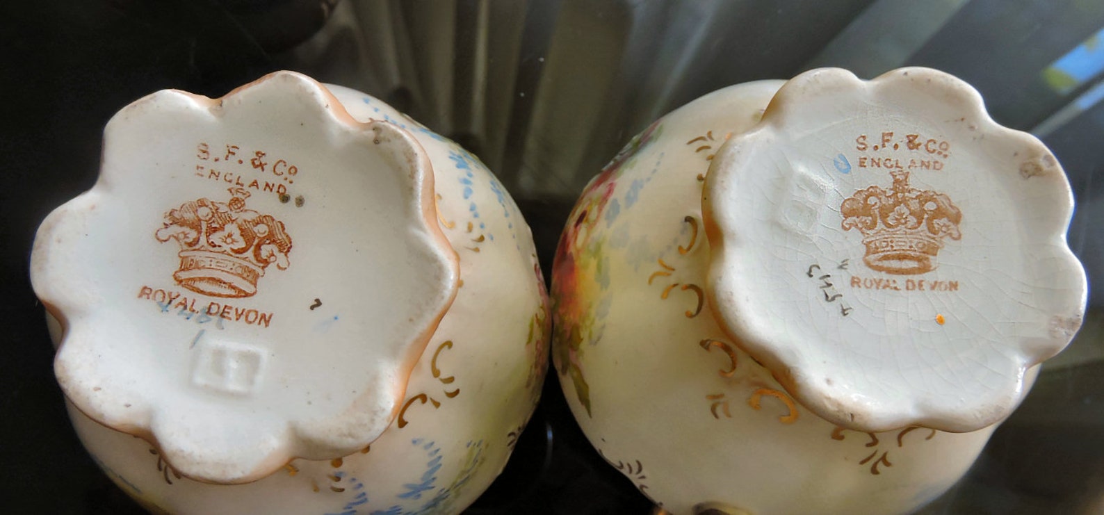 Crown Devon Royal Devon S F Co X543 Blush Tea Set Teapot Stand - Etsy