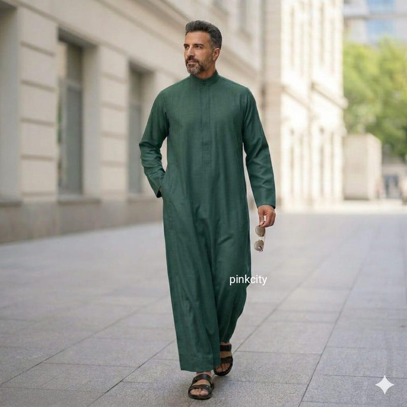 Linen Islamic Outfit Men - Etsy