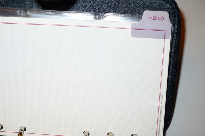 Vintage Day Runner BOOK of DAYS Day Planner Binder ~ Money Challenge ...