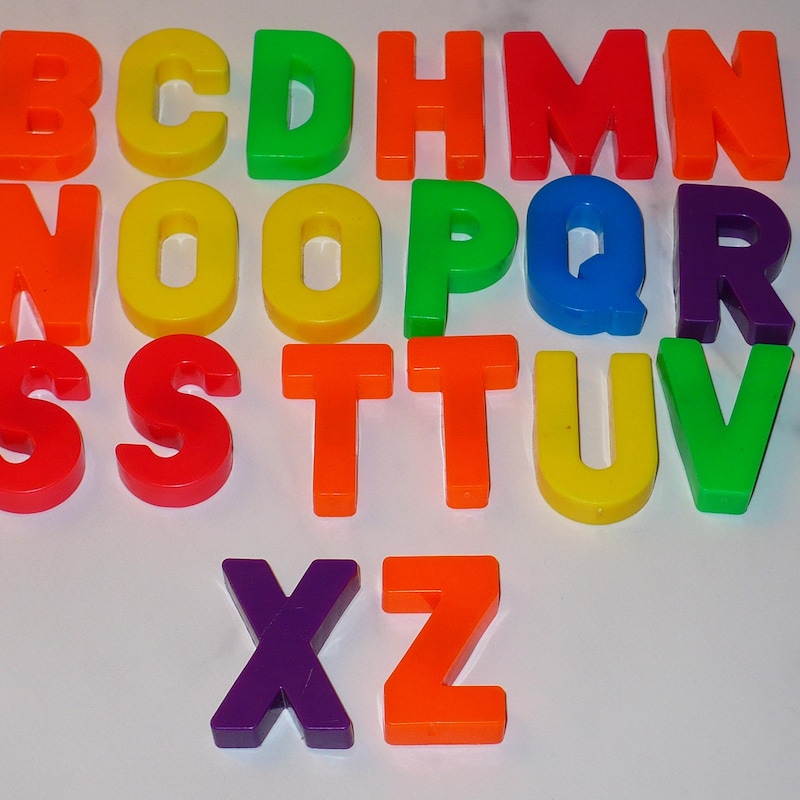 Alphabet Magnets - Etsy