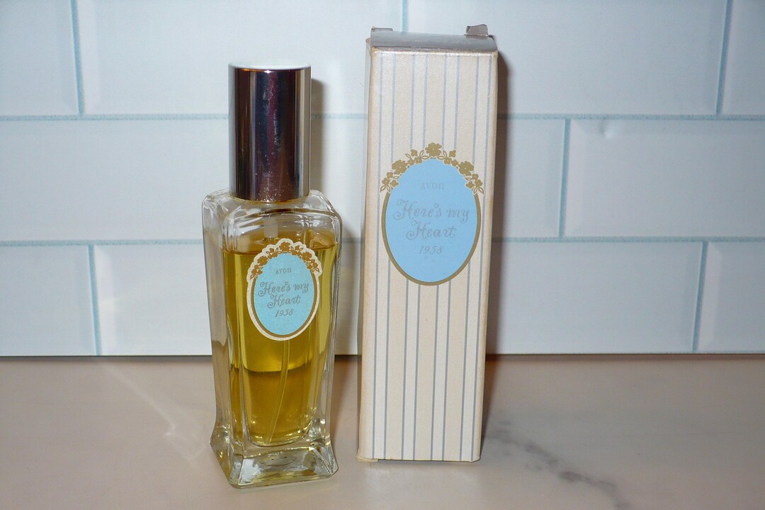 Avon Here's My Heart Vintage Cologne Spray 1.7 Fl Oz. ~ 1999 ~ Comes ...