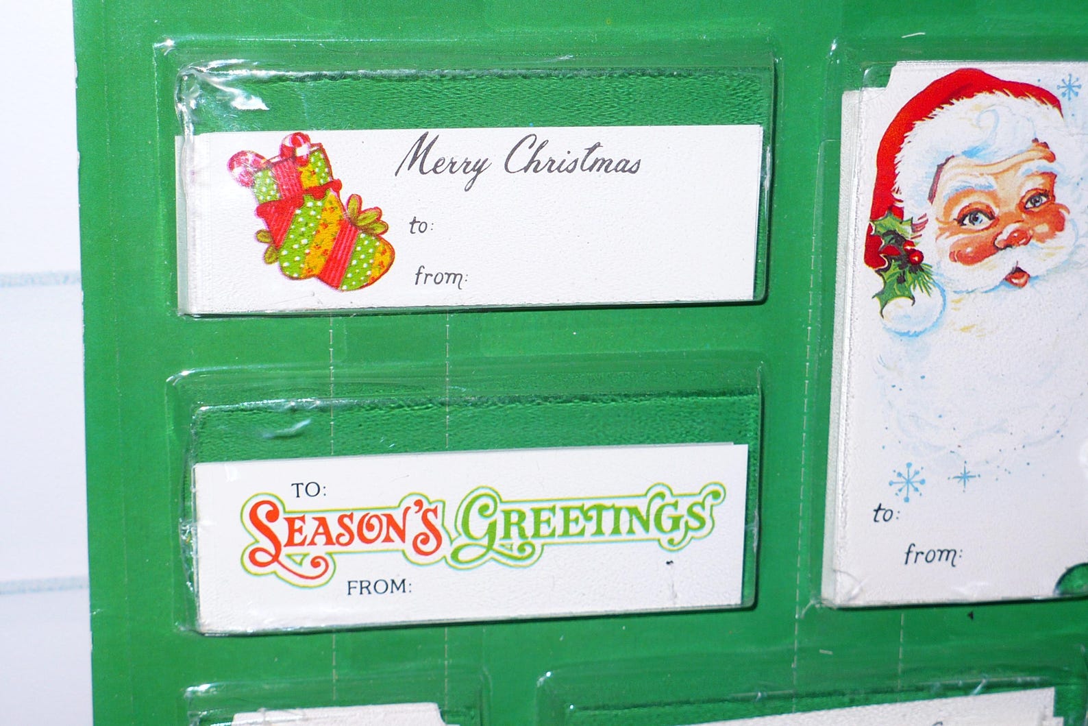 Vintage 1990's Christmas Gift Tags 100 New in Package Gift Tags and ...
