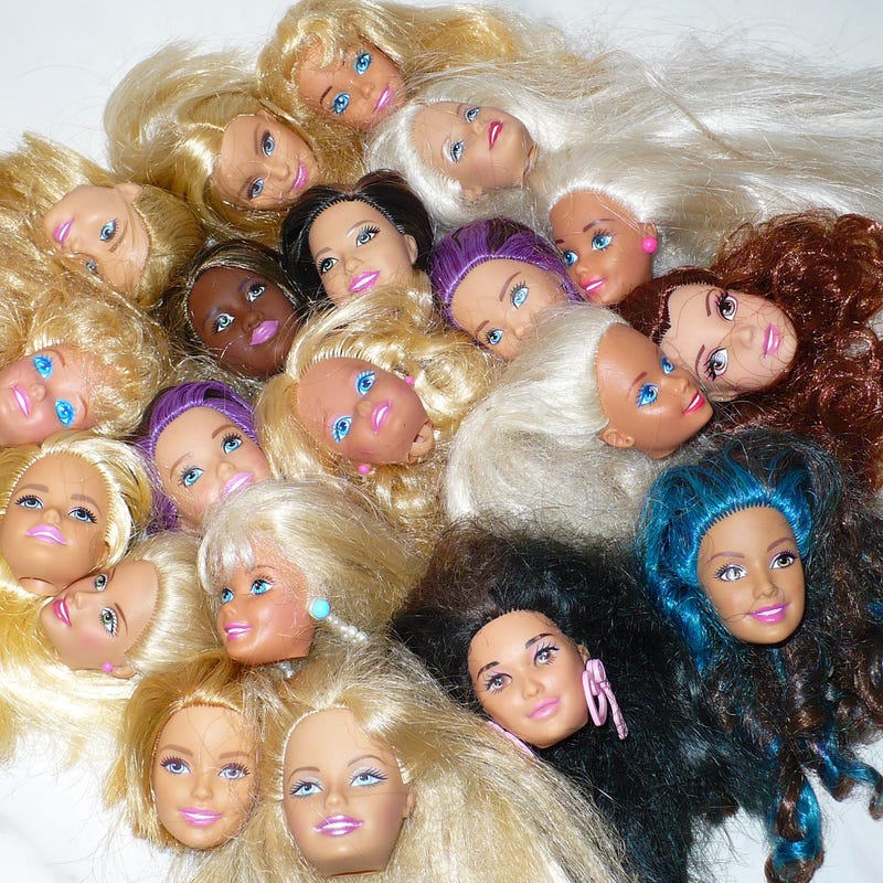 Barbie Doll Heads - Etsy