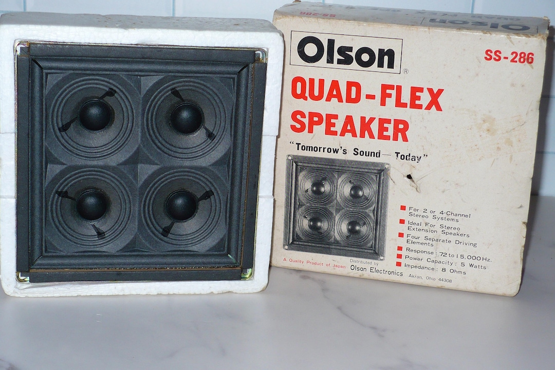 Olson Electronics QUAD-FLEX Speaker ~ Japan Stereo Speaker ~ Custom ...