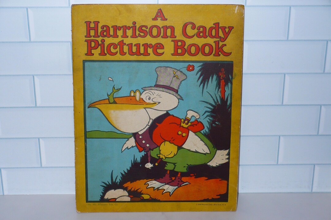 Rare 1928 Harrison Cady Picture Book Antique Book Whitman Publishing ...