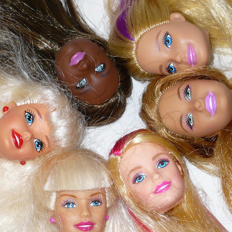 Barbie Doll Head - Etsy