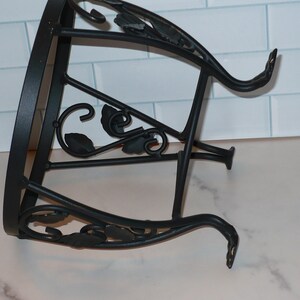 Vintage Longaberger 2004 at Home Garden Wrought Iron 3 Legged Small ...