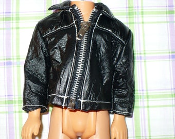 Barbie Black Leather Jacket - Etsy