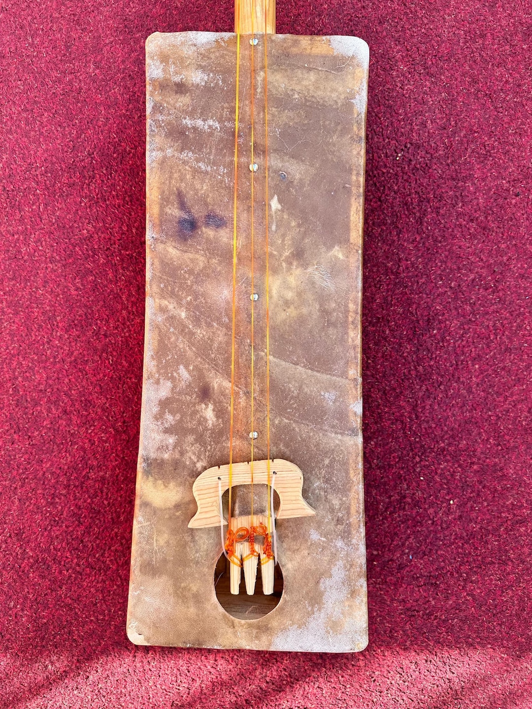 Traditional Moroccan Hajhouj (gambri) – Handmade Gnawa Instrument ...
