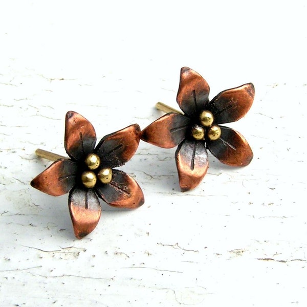 Copper Flowers - Etsy