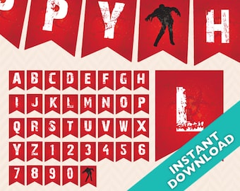 Zombie Printable Halloween Games Printable Zombie Party - Etsy