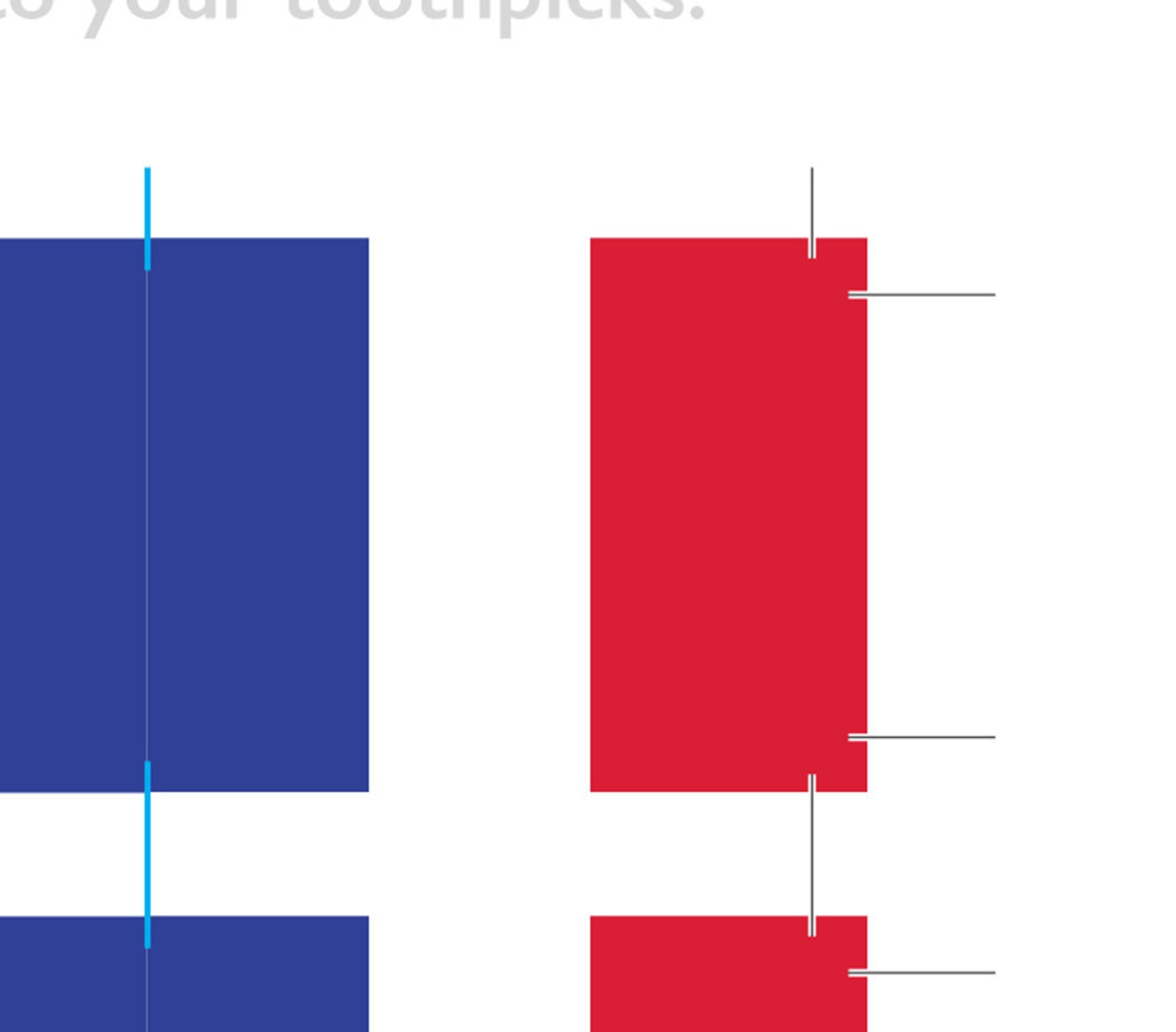French Flag Toothpick Party Decoration Bastille Day Party | Etsy