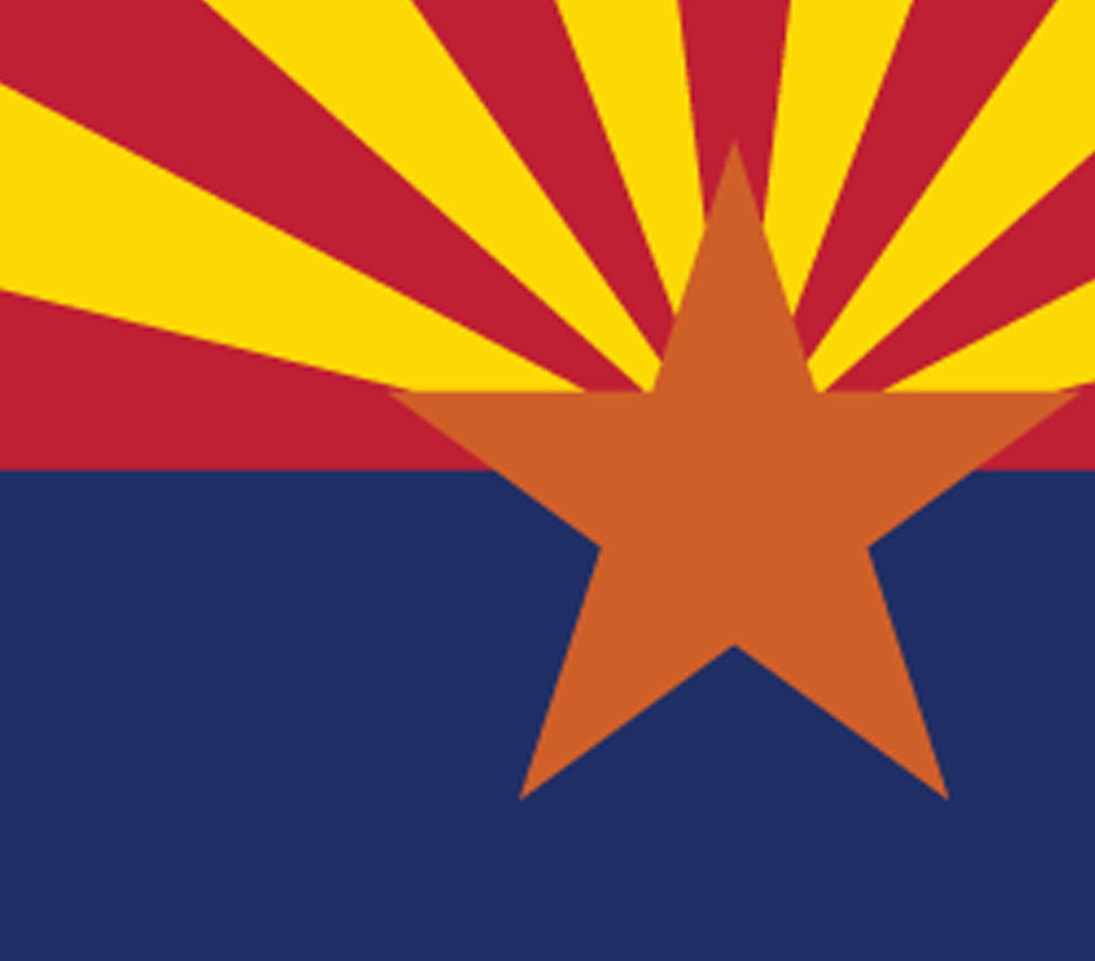 Arizona State Flag Cupcake Topper Arizona Party Decorations - Etsy