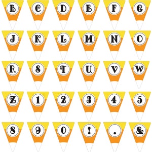 Printable Candy Corn Party Banner ... Use Again and Again for Every ...
