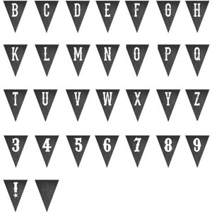 DIY Printable Rustic Chalkboard Banner ... Use Again and Again for ...