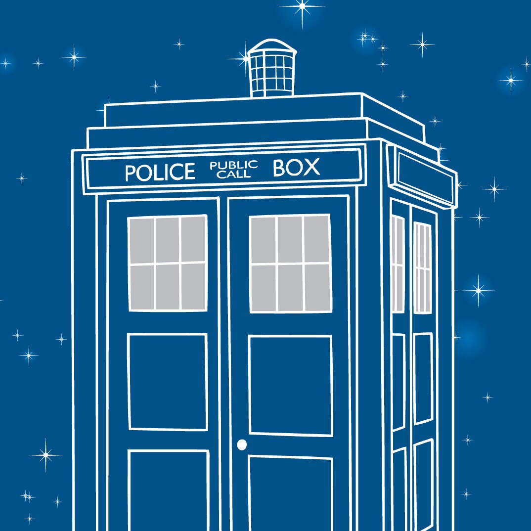 Doctor Who Tardis Printable Banner PDF - Etsy