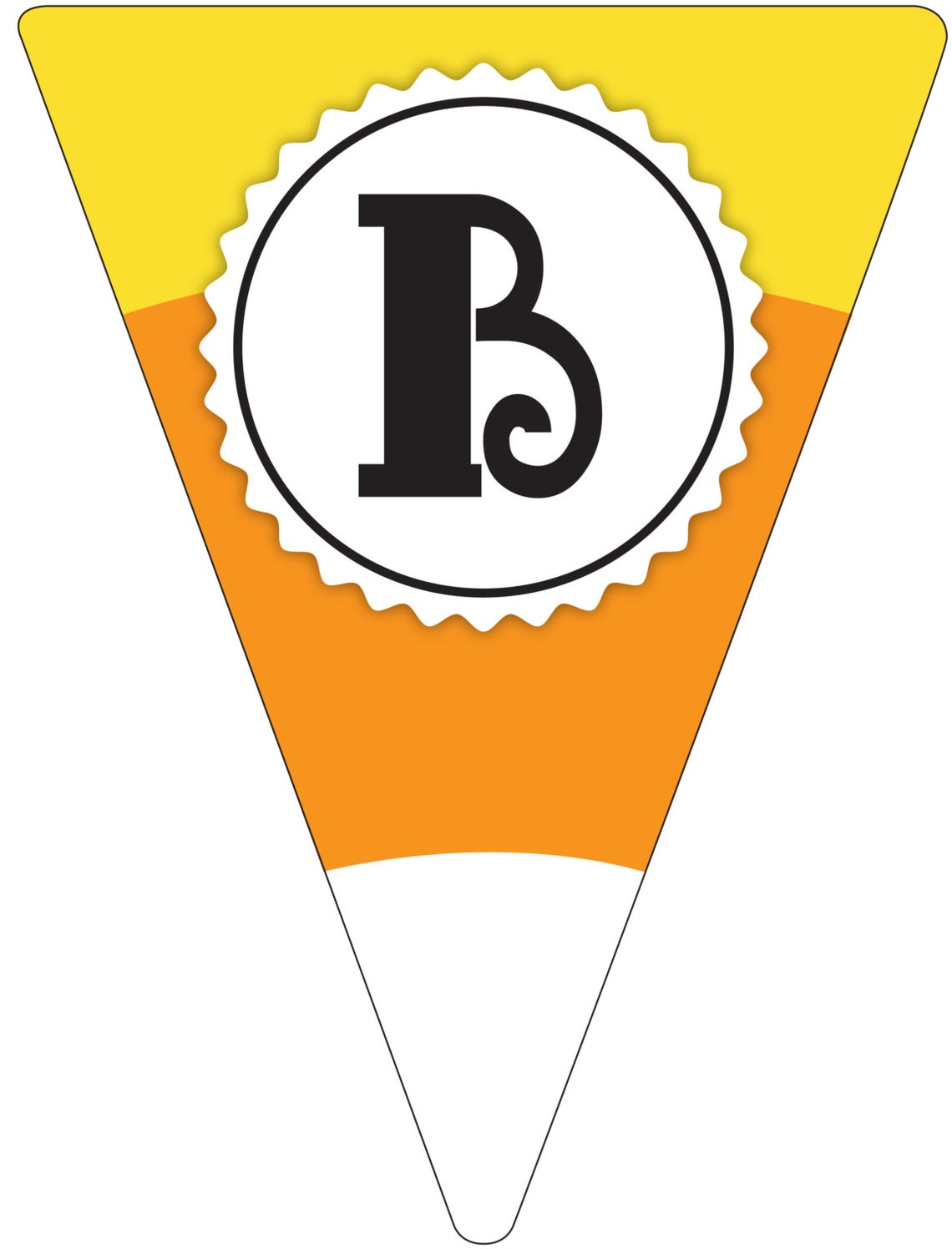 Printable Candy Corn Party Banner ... Use Again and Again for | Etsy