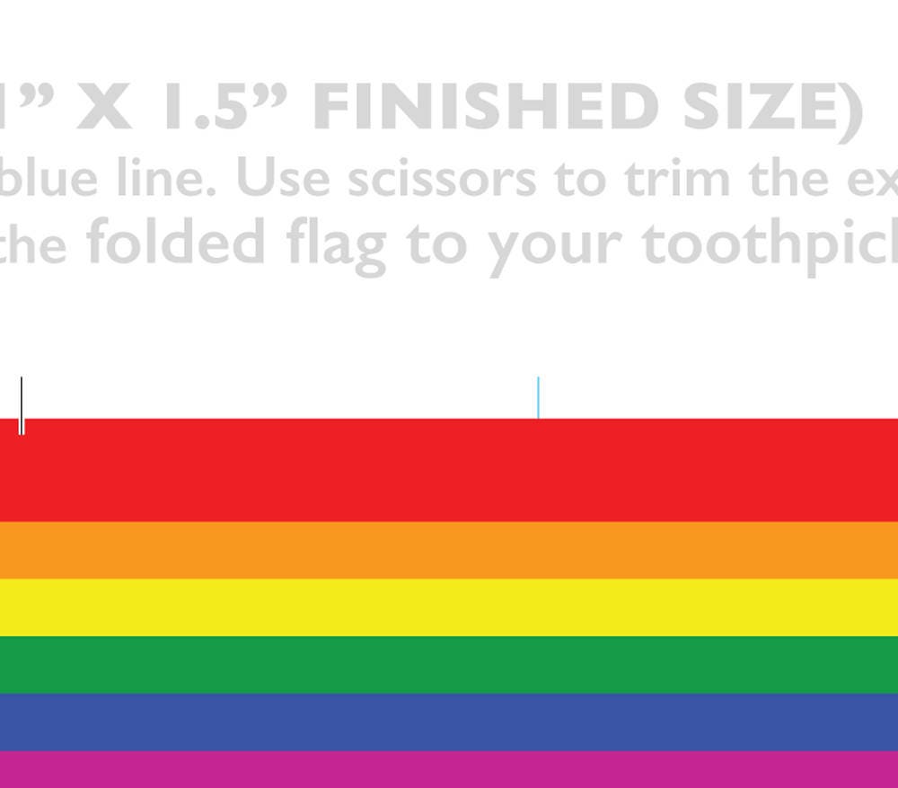 Rainbow Pride Flag Party Decoration Printable Gay Pride | Etsy