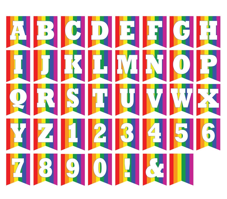 Printable Gay Pride Party Banner - Etsy