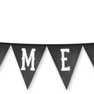 DIY Printable Rustic Chalkboard Banner ... Use Again and Again for ...