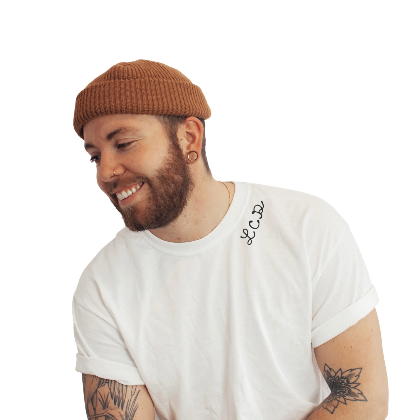 Personalized Collar Lettering T-shirt. Chain Stitch | Etsy