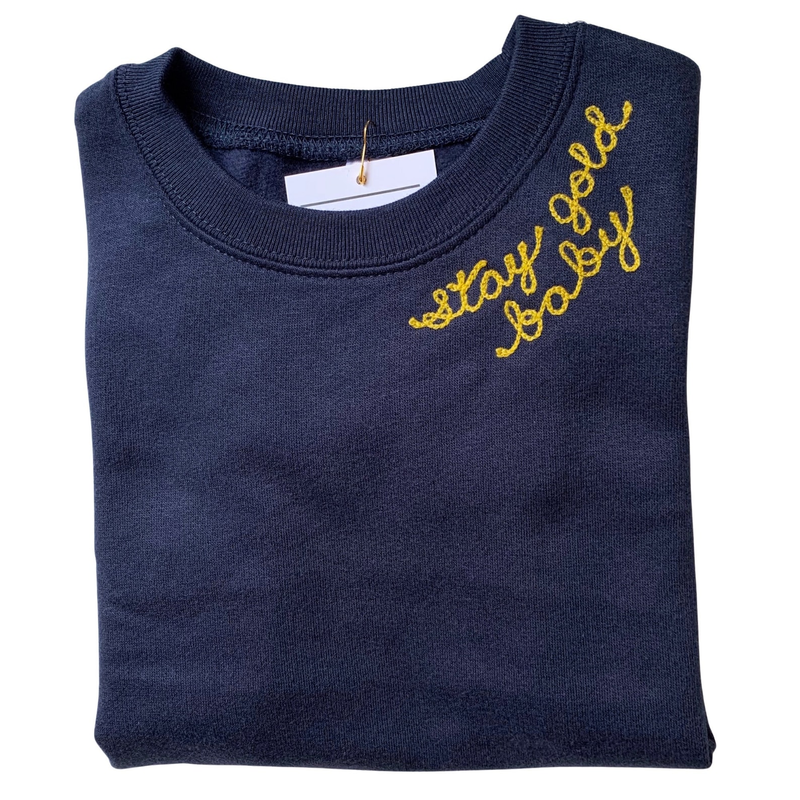 Custom Chainstitch Embroidery Toddler Crewneck Sweatshirt. Personalized ...