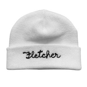 Baby Custom Embroidered Beanie. Personalized Baby Knit Beanie With ...