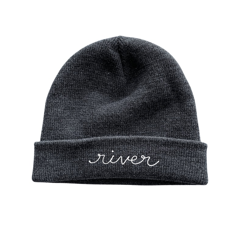 Baby Custom Embroidered Beanie. Personalized Baby Knit Beanie With ...
