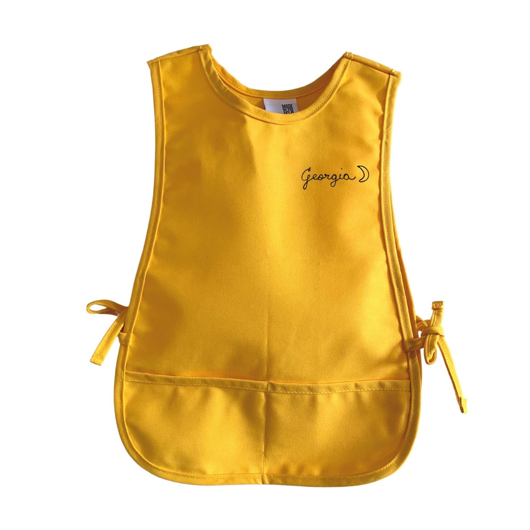 Personalized Kids Apron With Custom Embroidery. Adjustable Kids Apron ...