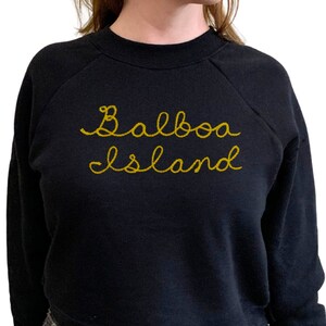 Adult Custom Word Shirt. Embroidered Sweatshirt. Custom Gift. Custom ...