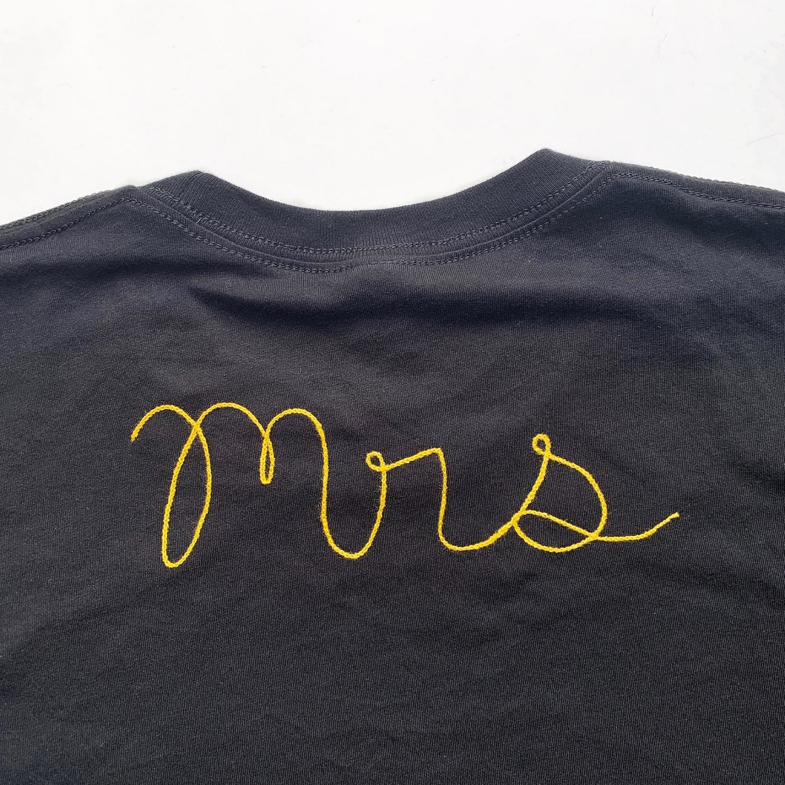 1 3 Words Embroidered Shirt Personalized Custom Word Shirt | Etsy