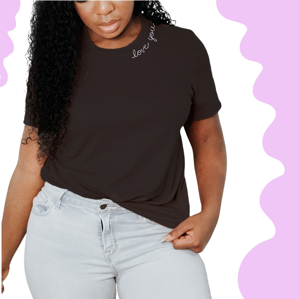 Custom Embroidered Shirt With Personalized Chain Stitch - Etsy