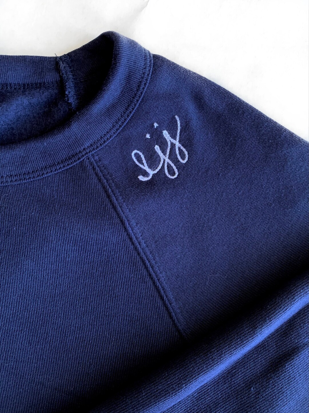 Custom Word Shirt With Chain Stitch Embroidery. Personalized Gift for ...