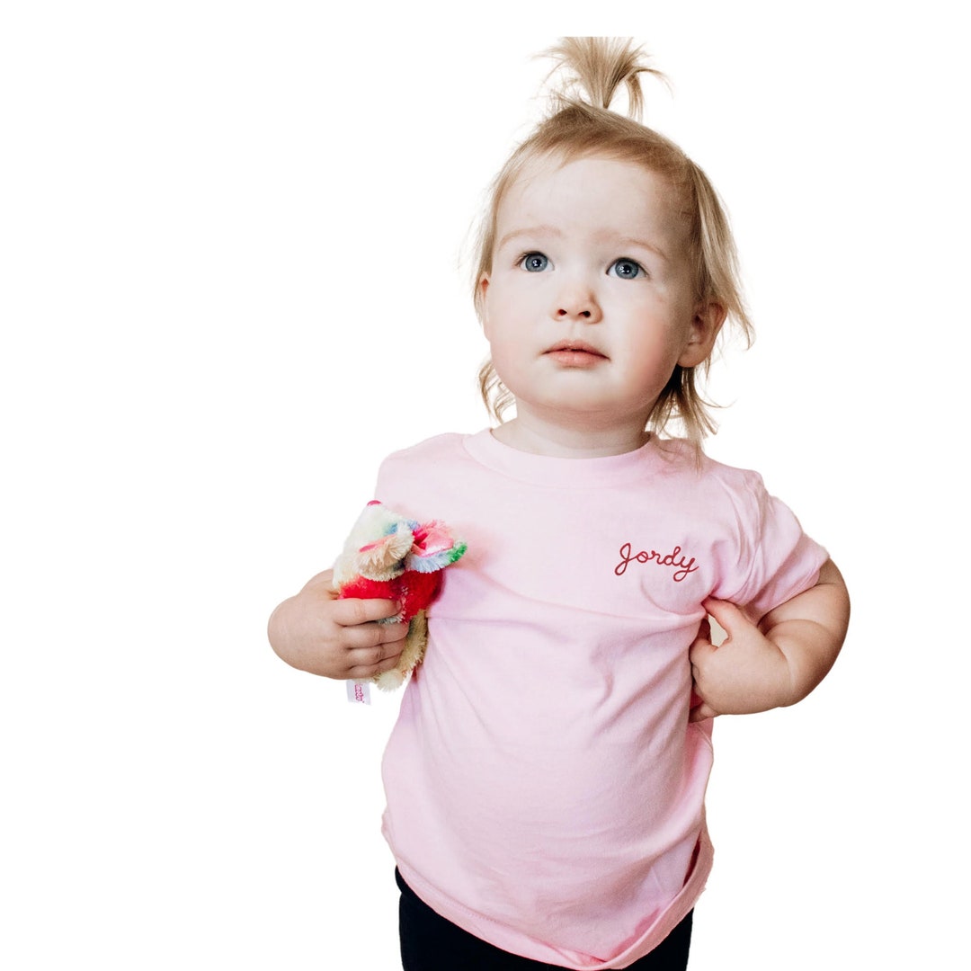 Custom Embroidered Shirts for Toddlers, Babies and Kids. High Quality Personalized T Shirts With ...