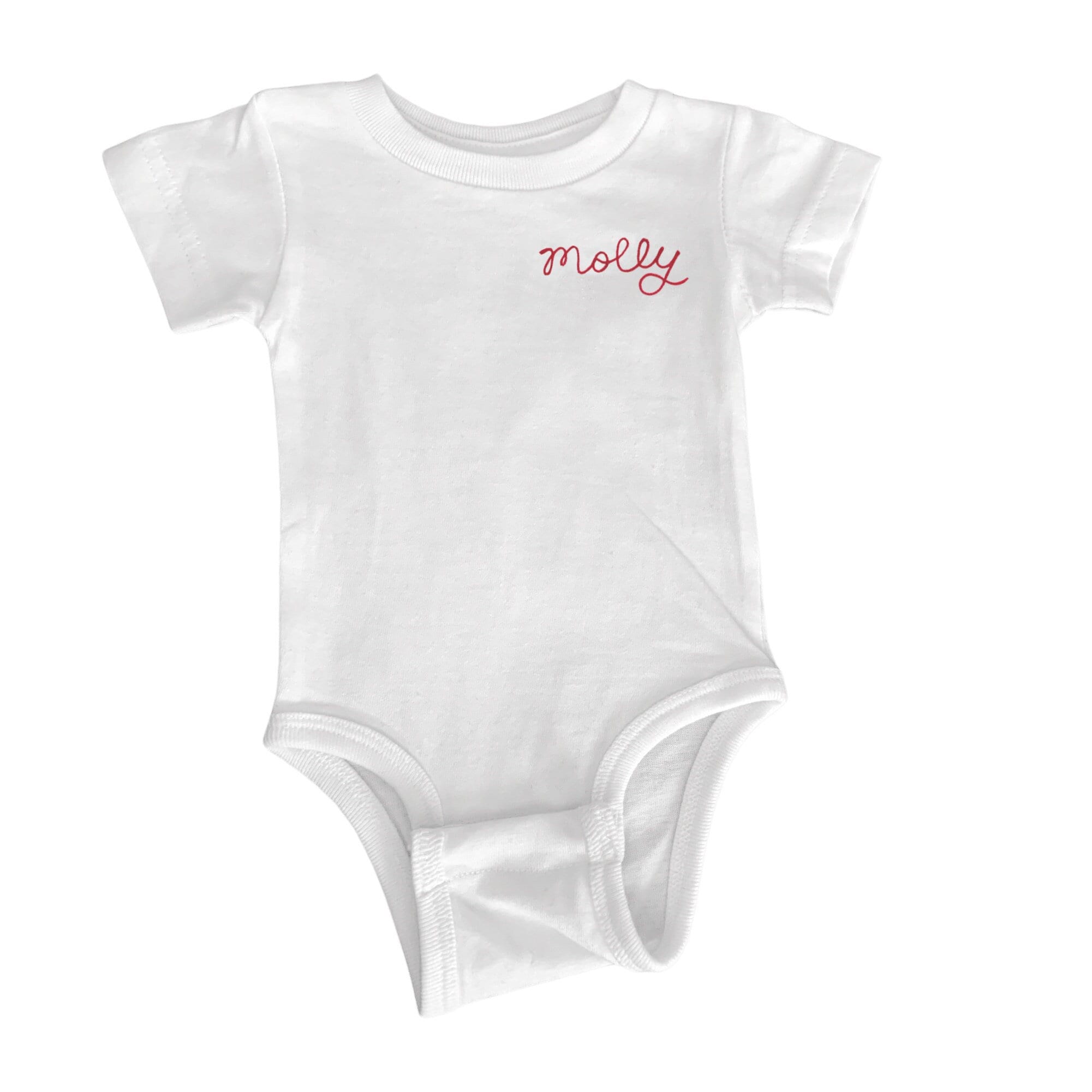 Embroidered Custom Baby Onesie With Personalized Name. Infant Bodysuit ...