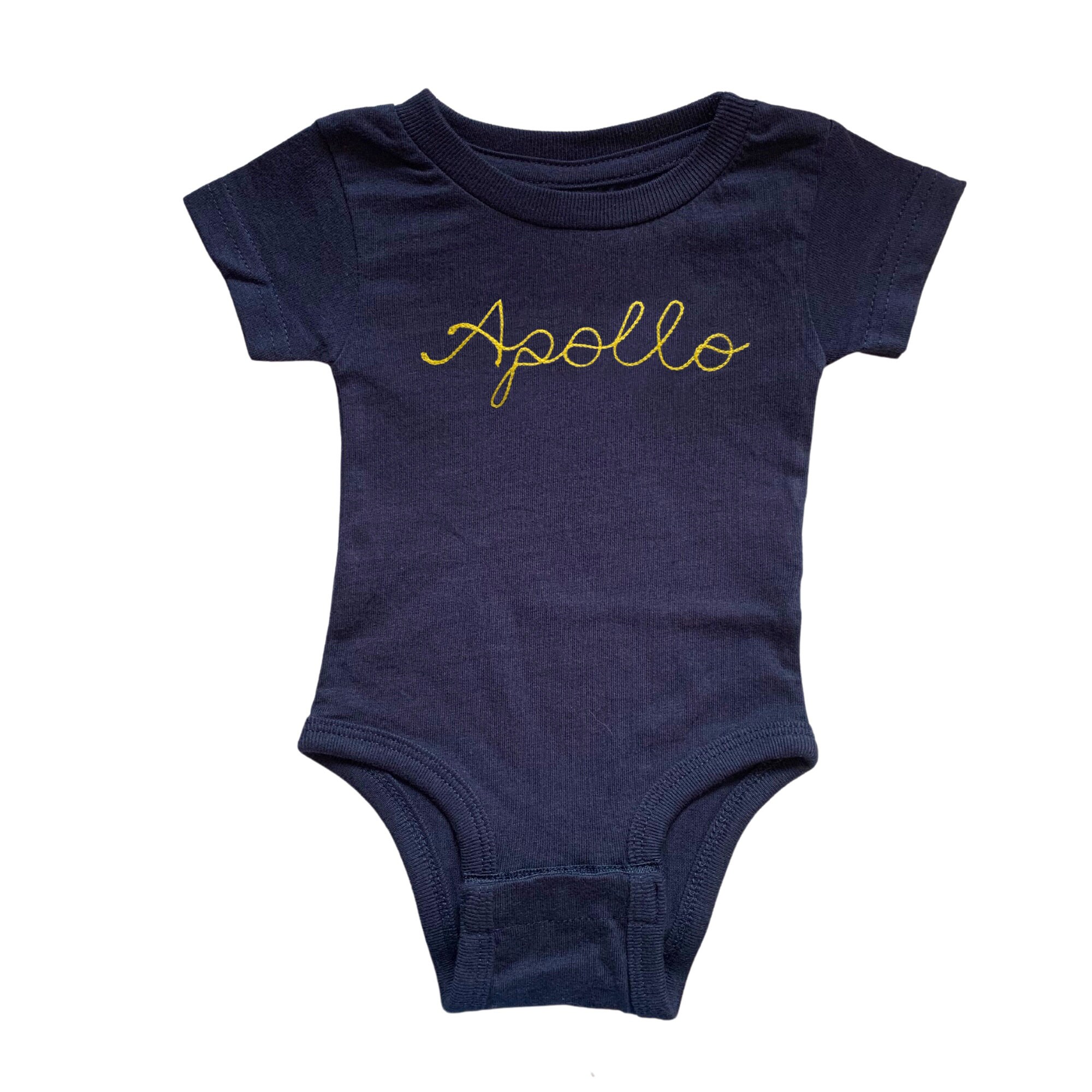 Custom Embroidered Onesie Personalized Gift for Newborn Cursive Baby ...