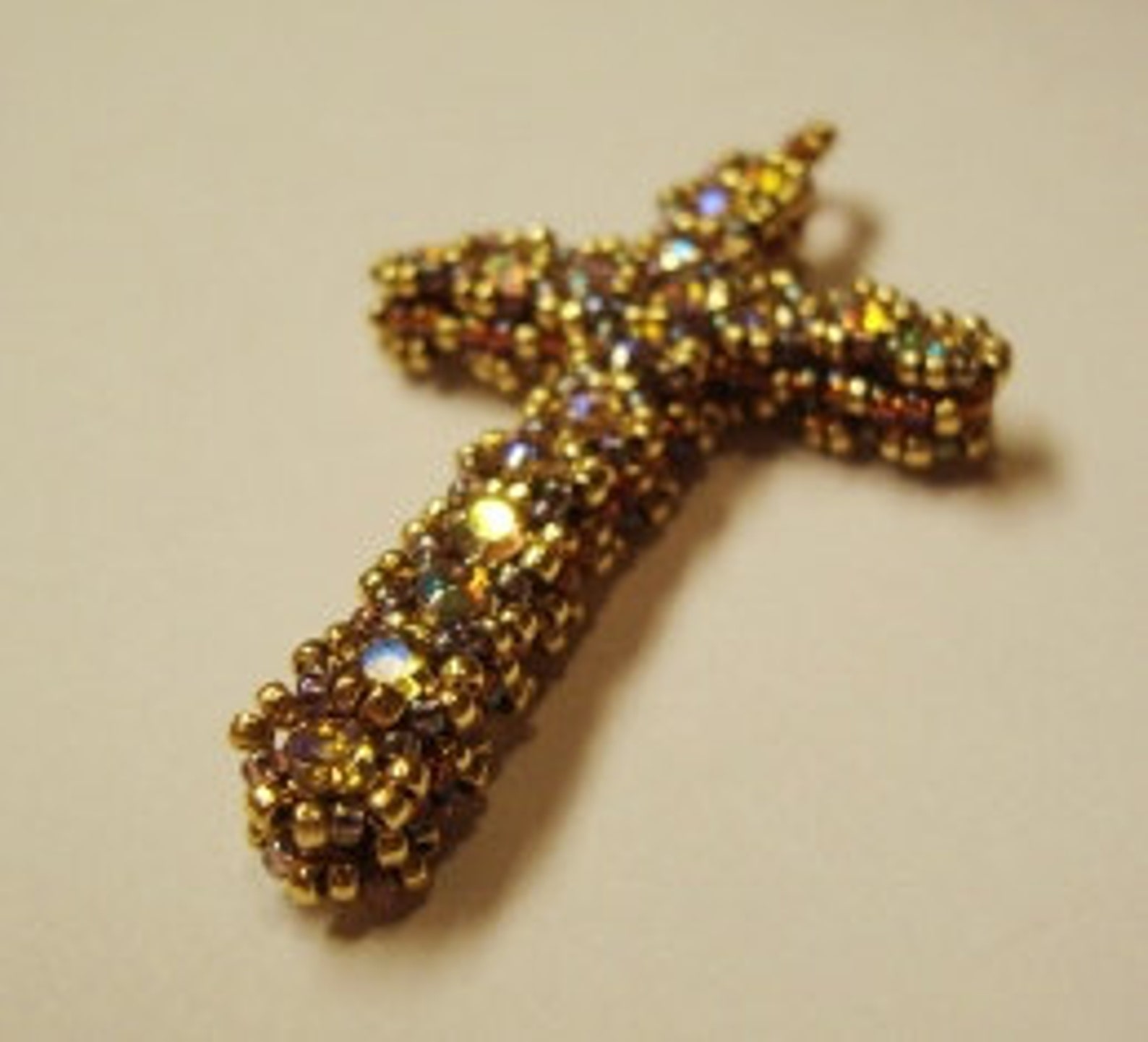 Crystal Mosaic Cross Pendant Tutorial - Etsy