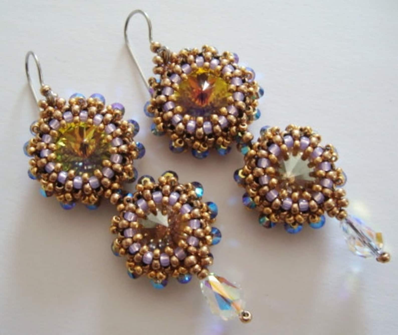 Summer Night Crystal Earring Tutorial - Etsy