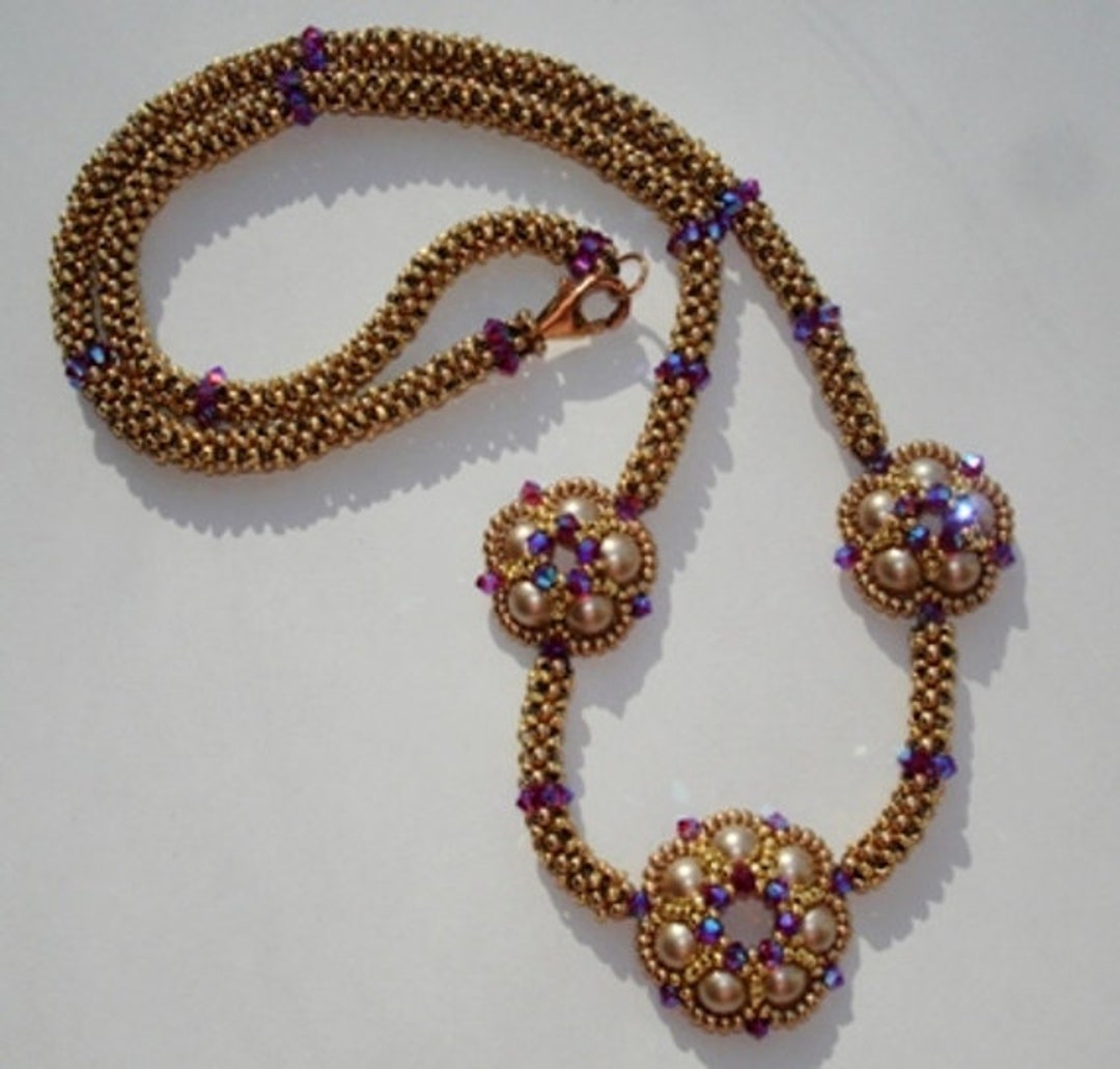 Spring Crystal Flower Necklace Tutorial - Etsy