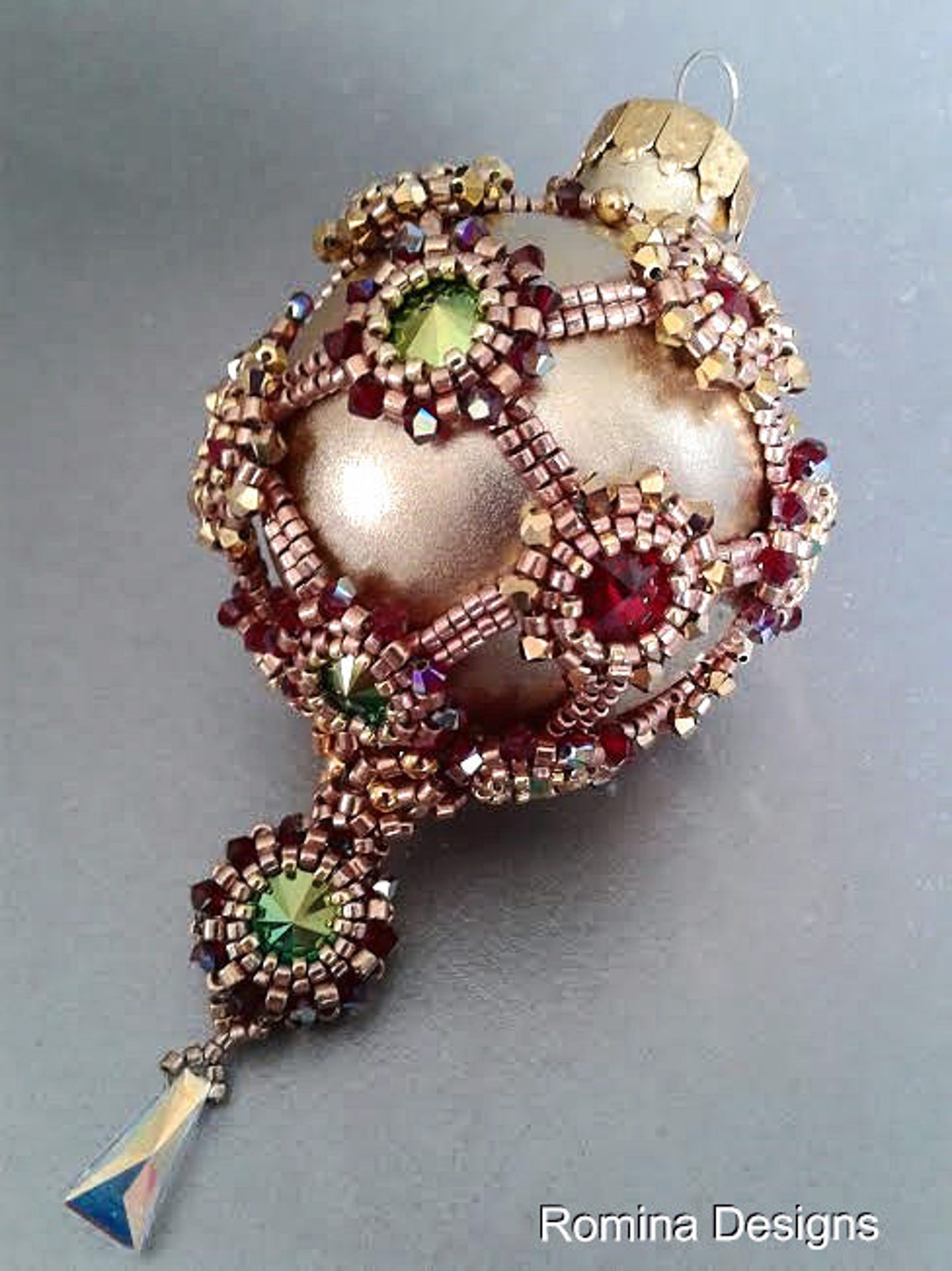 Celebration Crystal Christmas Ball Tutorial - Etsy