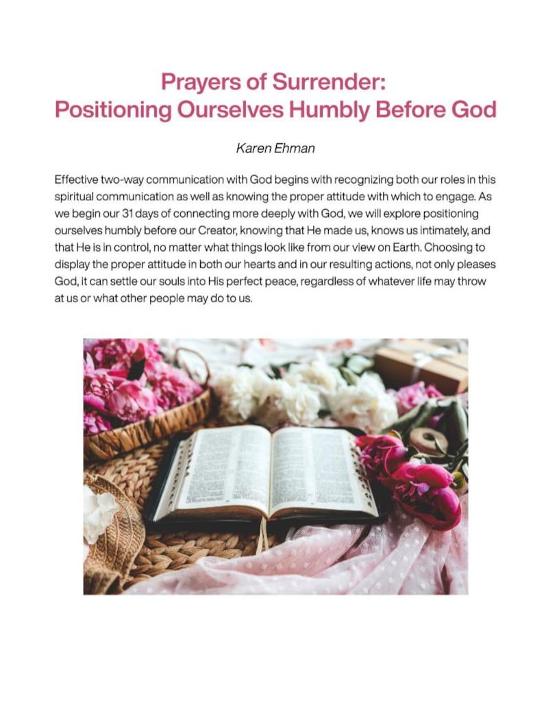 31 Days of Prayer: A Simple and Sacred Way to Connect More Deeply With ...