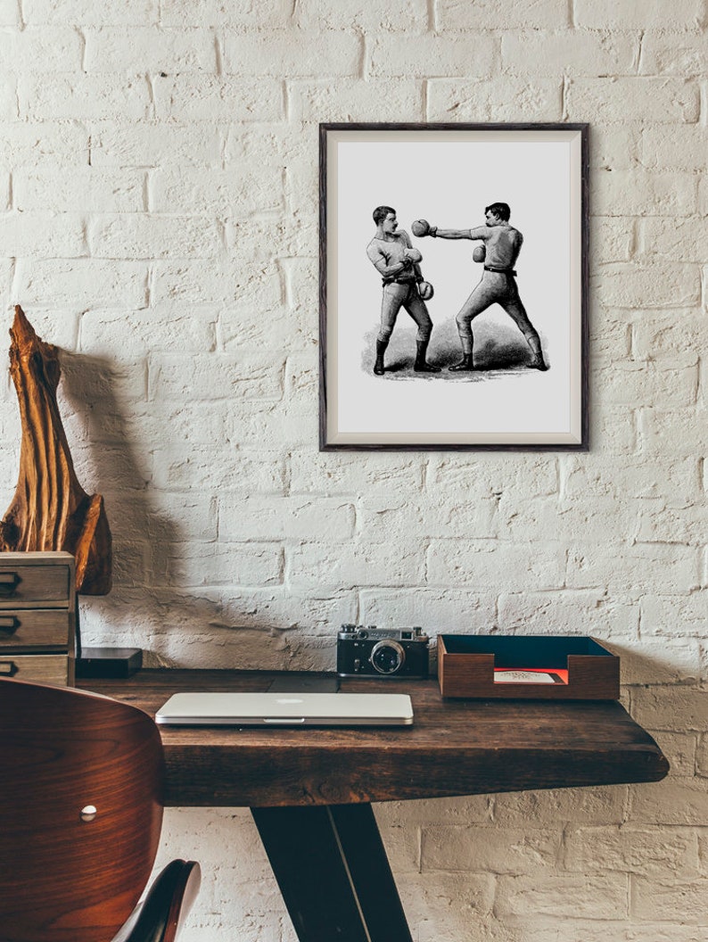 Craft Supplies & Tools Paper, Party & Kids Vintage image Box Fight ...